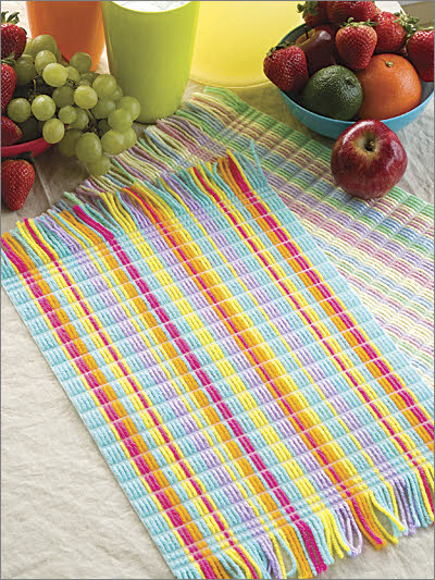 "Scrap Happy Place Mats" | Plastic Canvas Pattern