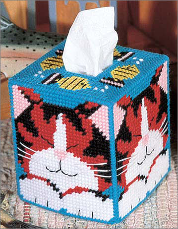 "Dreaming Cat Tissue Box Cover"