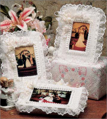 "Wedding Keepsake Trio" | Plastic Canvas Pattern