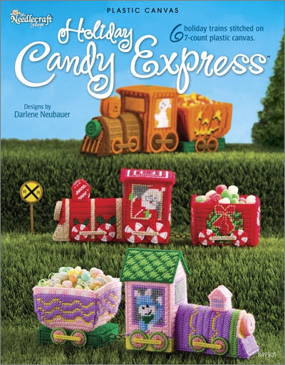 Holiday Candy Express | Plastic Canvas Book