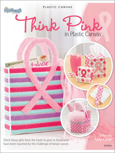 Think Pink in Plastic Canvas | Plastic Canvas Book