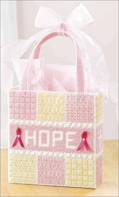 "Hope & Faith Tote" | Plastic Canvas Pattern