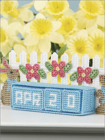 "Spring Calendar" | Plastic Canvas Pattern