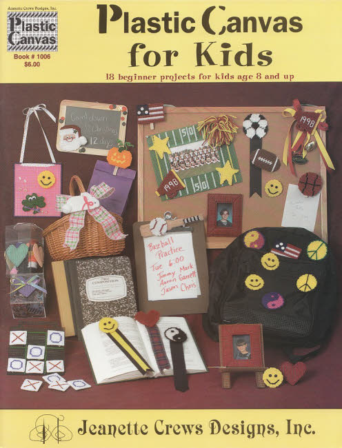 "Plastic Canvas for Kids" | Plastic Canvas Book