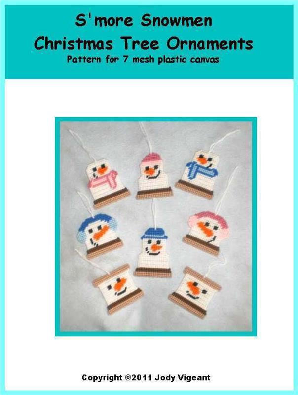 "S'more Snowmen Christmas Tree Ornaments"