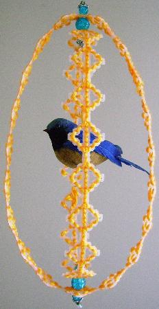 "Swirly Bird" | Plastic Canvas Pattern