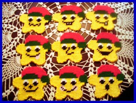 "Stars Christmas Tree Ornaments"