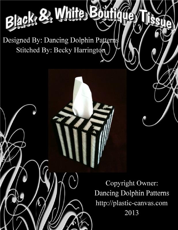 "Black & White Boutique Tissue"