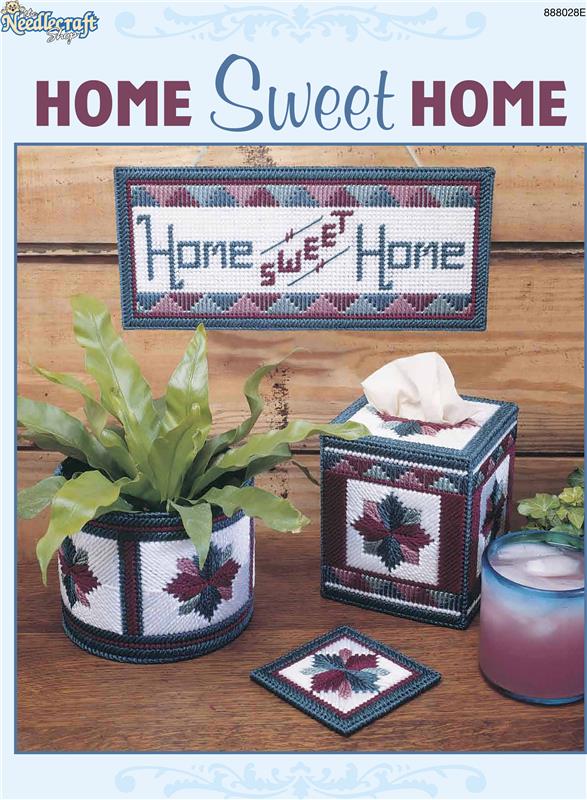 "Home Sweet Home" | Plastic Canvas Pattern