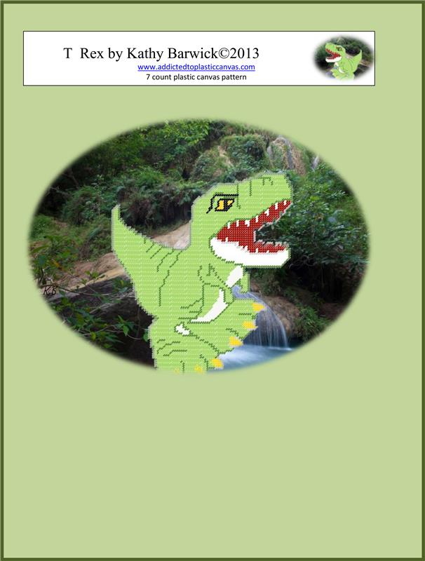 "REX" | Plastic Canvas Pattern