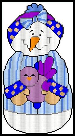 "Snow Friends 3" | Plastic Canvas Pattern