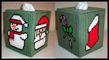 "Christmas Tissue Box Cover"