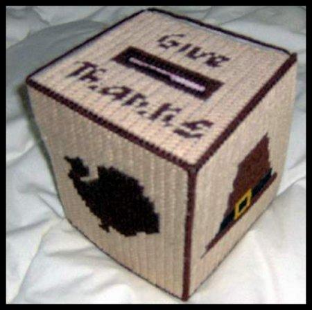 "Thanksgiving Tissue Box Cover"