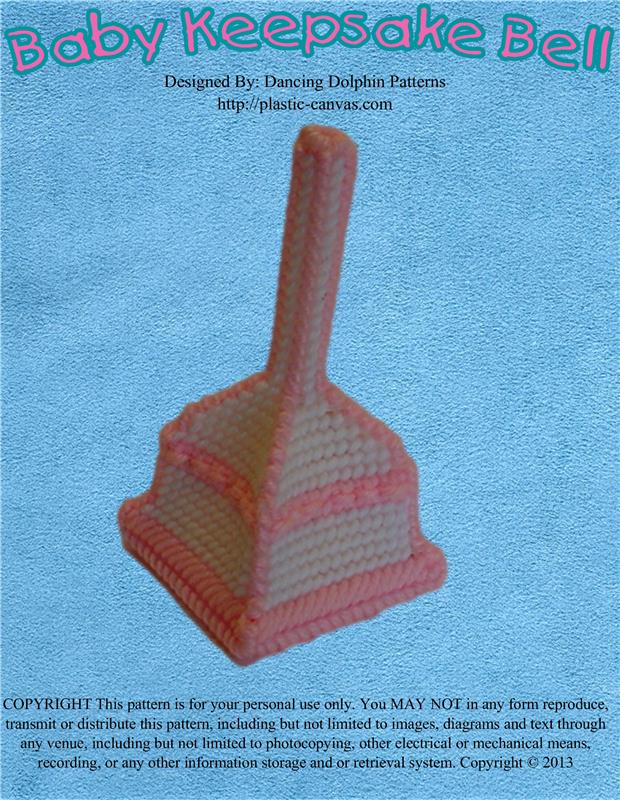 "Baby Keepsake Bell" | Plastic Canvas Pattern