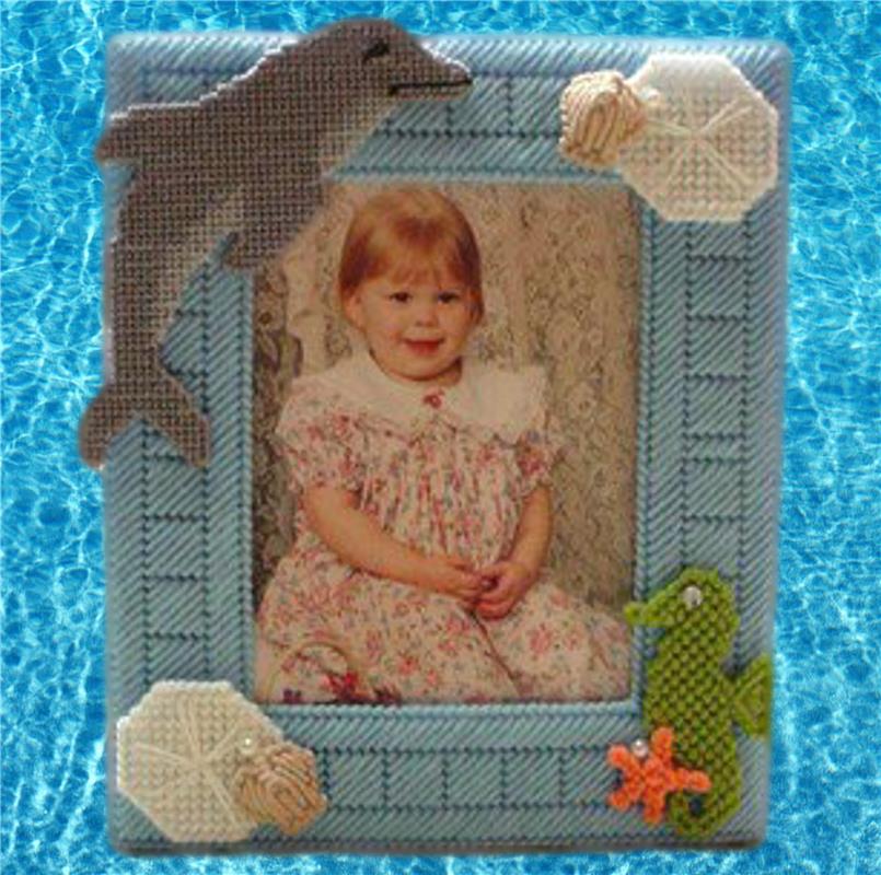 "Dancing Dolphin Picture Frame"