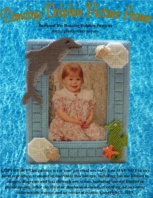 "Dancing Dolphin Picture Frame"