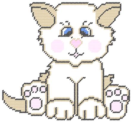 "Funny Feline" | Plastic Canvas Pattern