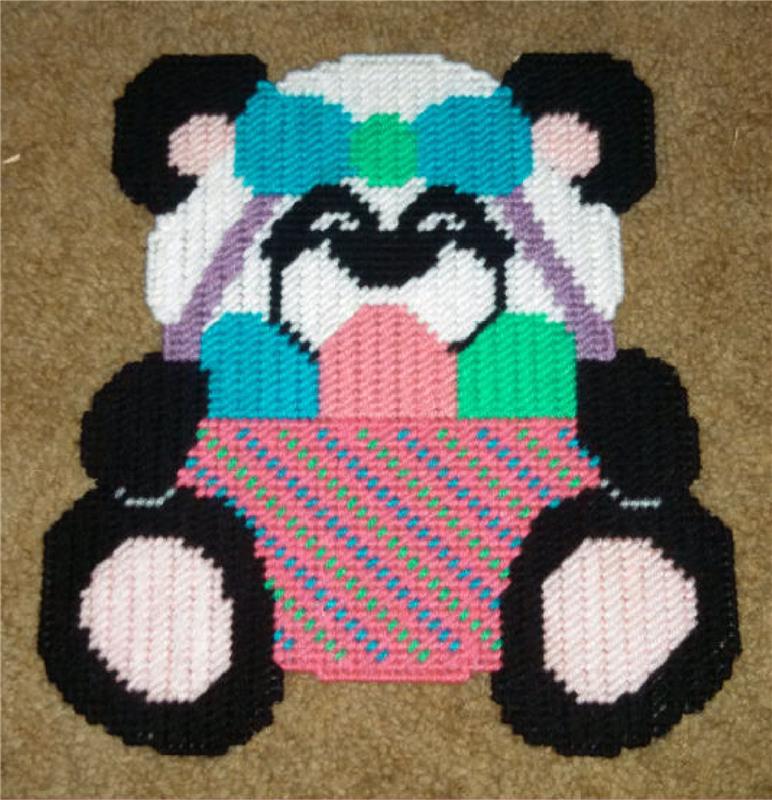 "Easter Panda With A Basket"