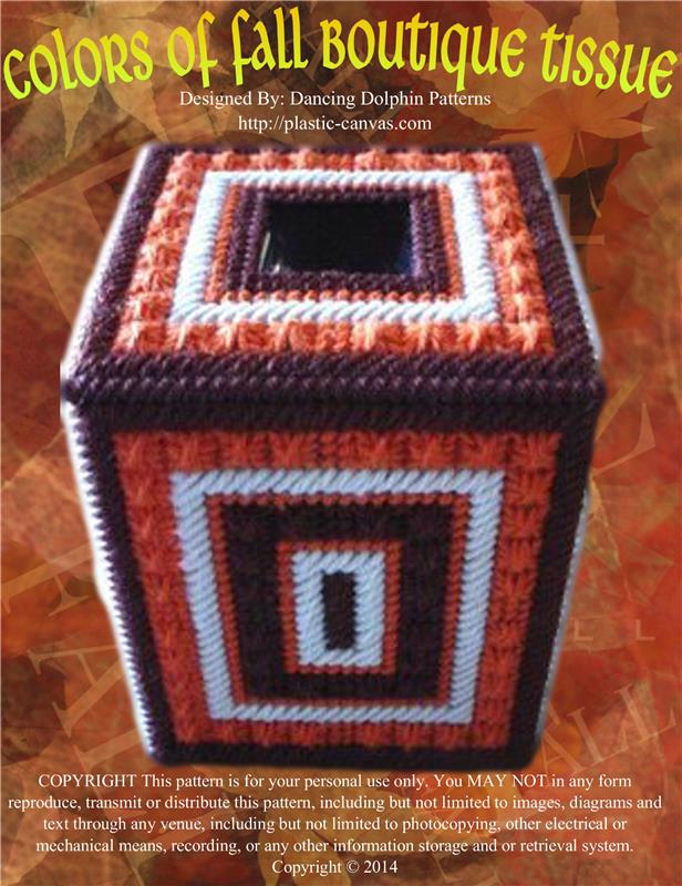 "Colors of Fall Boutique Tissue"