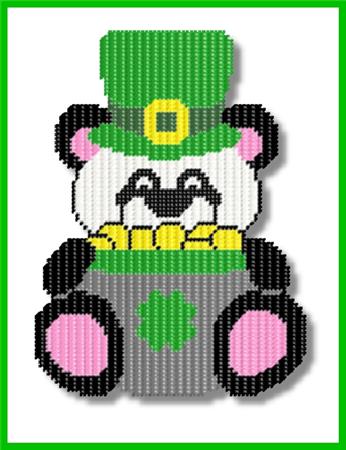 "Irish Panda With A Pot Of Gold"