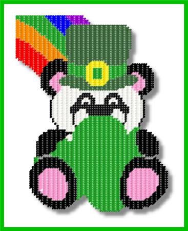"Irish Panda With A Rainbow"
