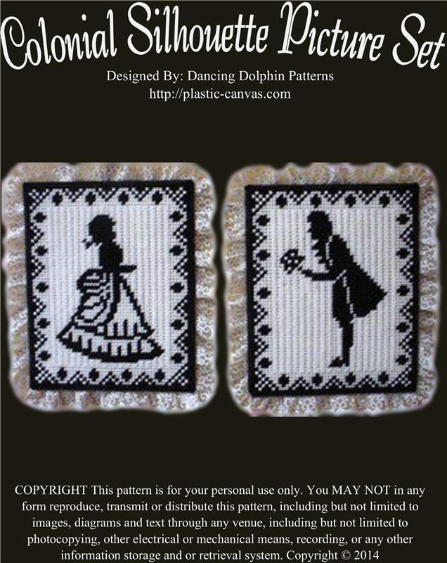 "Colonial Silhouette Picture Set"