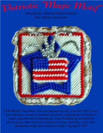 Patriotic "Magic Motif" | Plastic Canvas Pattern