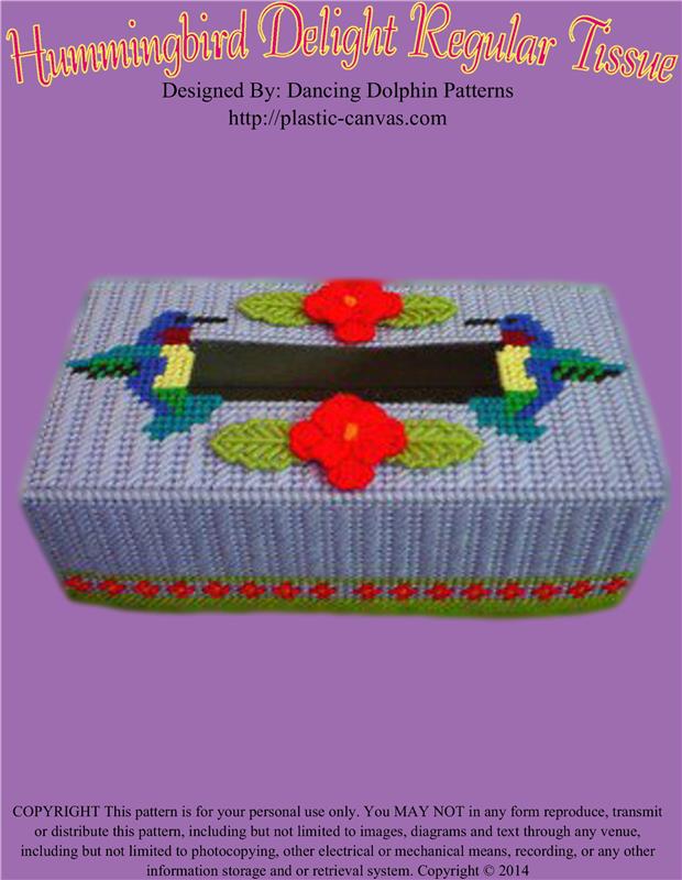 "Hummingbird Delight Regular Tissue"