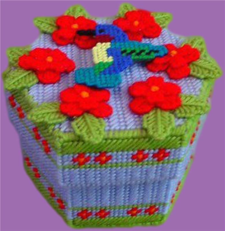 "Hummingbird Delight Trinket Box"