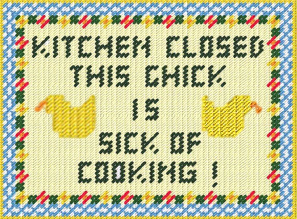 "Kitchen Closed Wall Plaque"