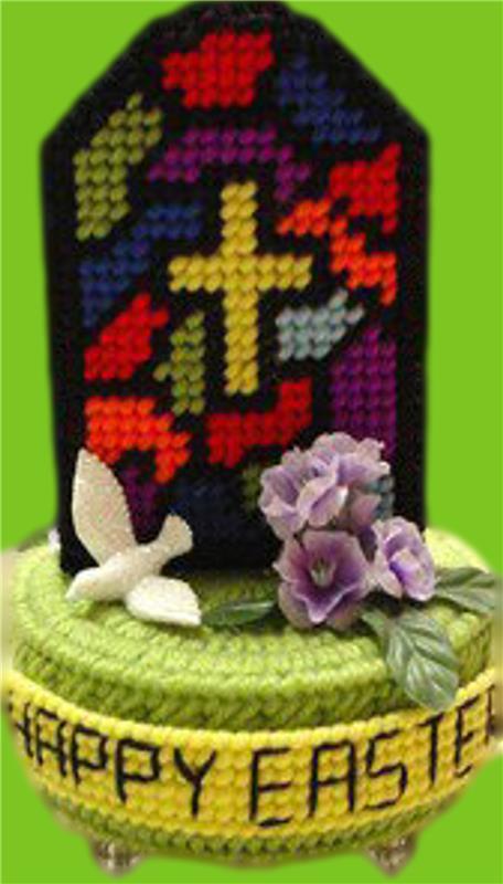 "Easter Stained Glass Music Box"