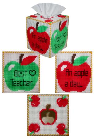 "Create Your Own Apple Tissue Box Cover"