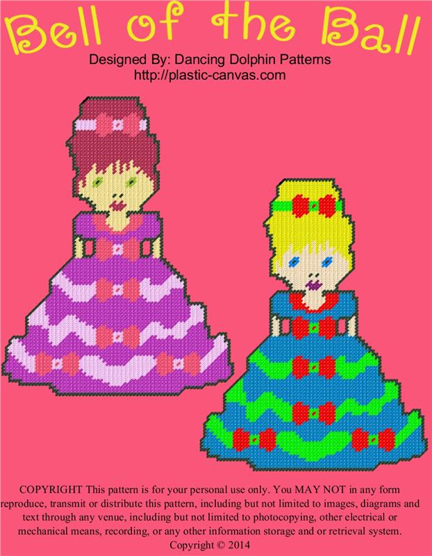 "Bell of the Ball" | Plastic Canvas Pattern