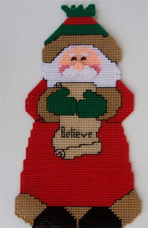 "Believe" Santa Wall Hanging