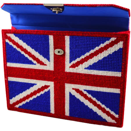 "Brit Fan Clutch" | Plastic Canvas Kit