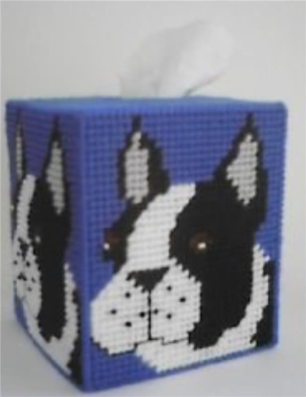 "Boston Terrier Tissue Topper"