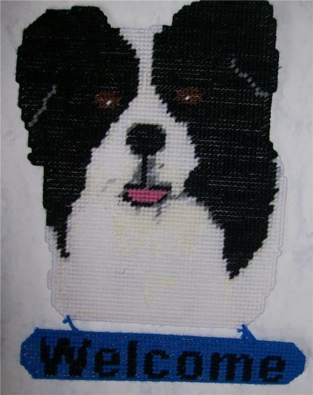 "Border Collie Welcome Sign"