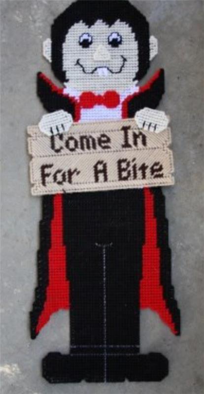 "Come in for a Bite" Halloween Vampire