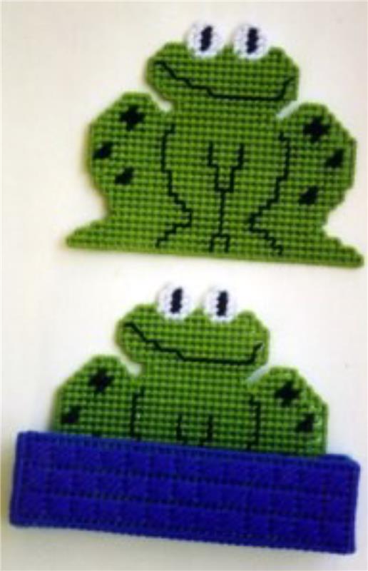 "Frog Coaster Set" | Plastic Canvas Pattern