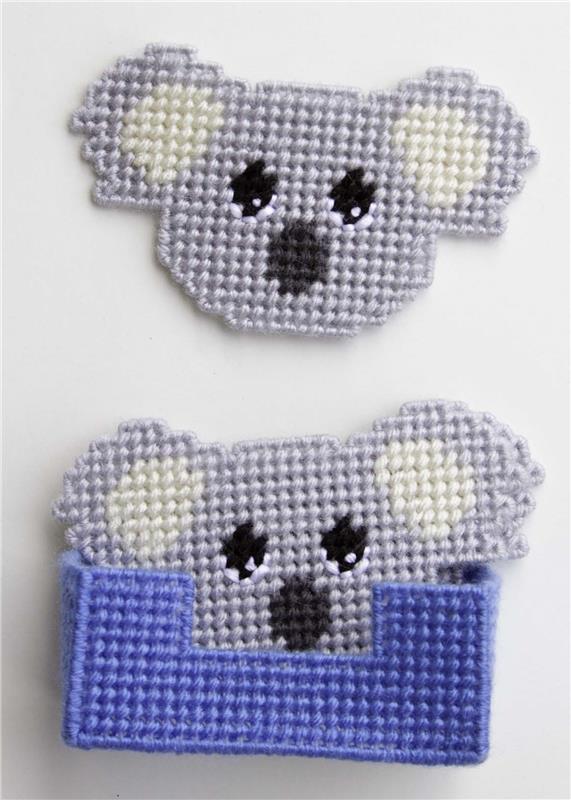 "Koala Coaster Set" | Plastic Canvas Pattern