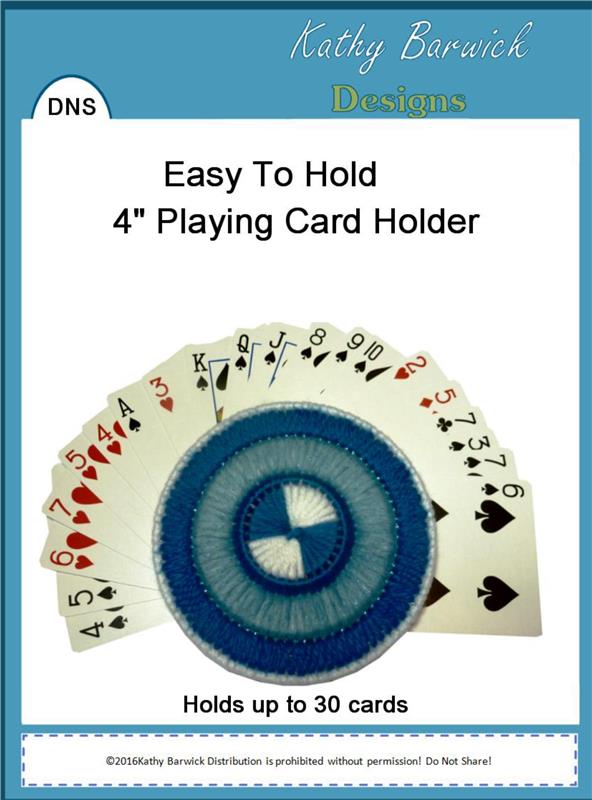 "4 Inch Easy to Hold Playing Card Holder"