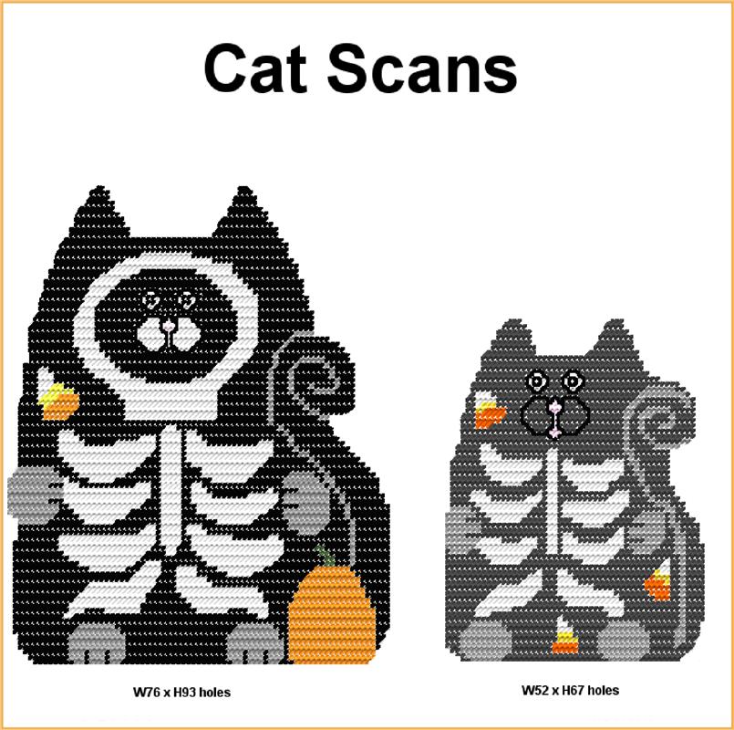 "Cat Scans" | Plastic Canvas Pattern