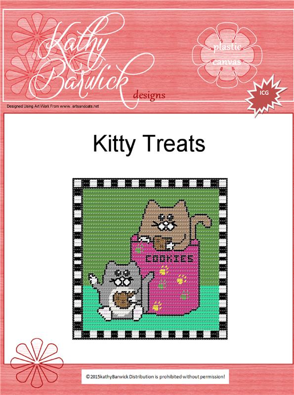 "Kitty Treats" | Plastic Canvas Pattern