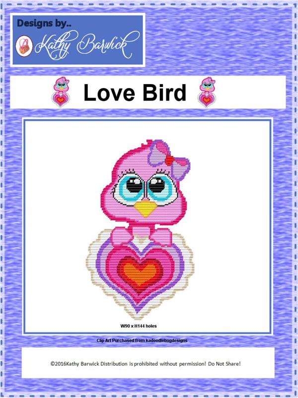 "Love Bird" | Plastic Canvas Pattern