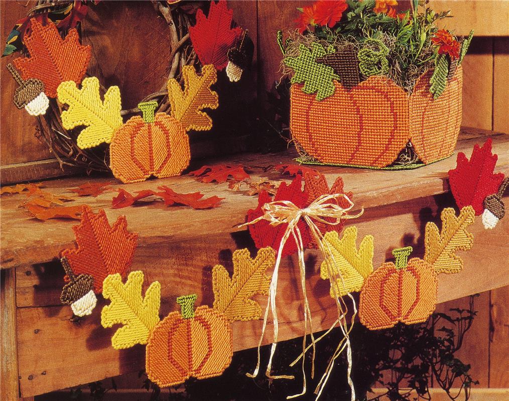 "Autumn Decor" | Plastic Canvas Pattern