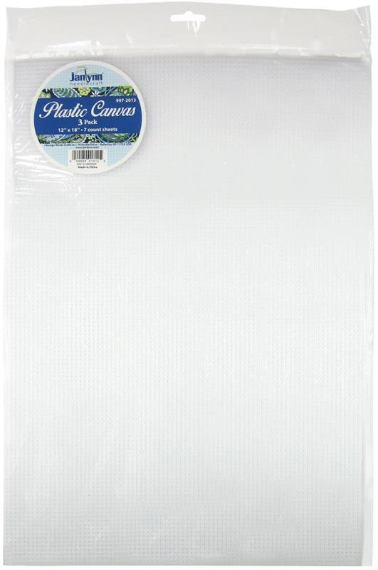 Plastic Canvas 7 Count 12"X18" 3/Pkg | Plastic Canvas Item
