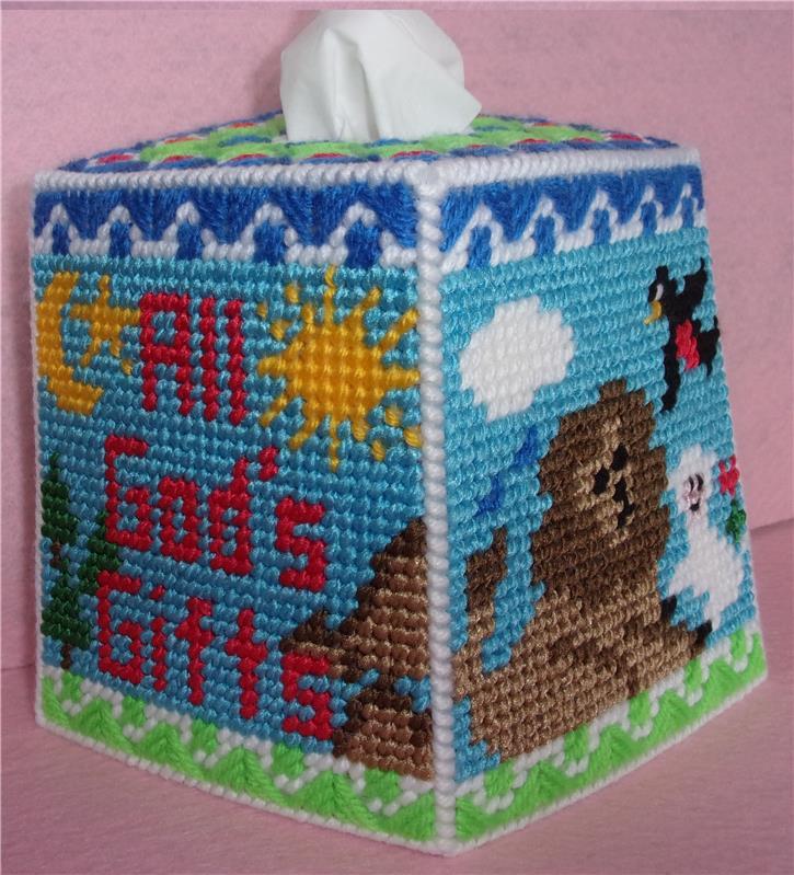 "All God's Gifts" | Plastic Canvas Pattern