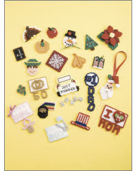 Holiday Mini Magnets | Plastic Canvas Book