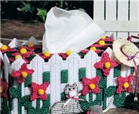 "Garden Fence" | Plastic Canvas Pattern