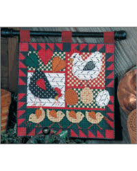 "Hens & Chicks Wall Hanging"